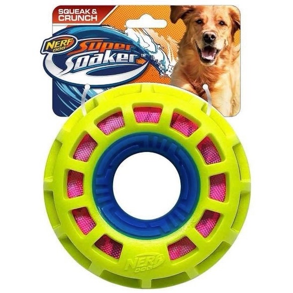 Nerf | Dog | New Nerf Dog Super Soaker Exo Squeak Crunch Retriever Toss ...